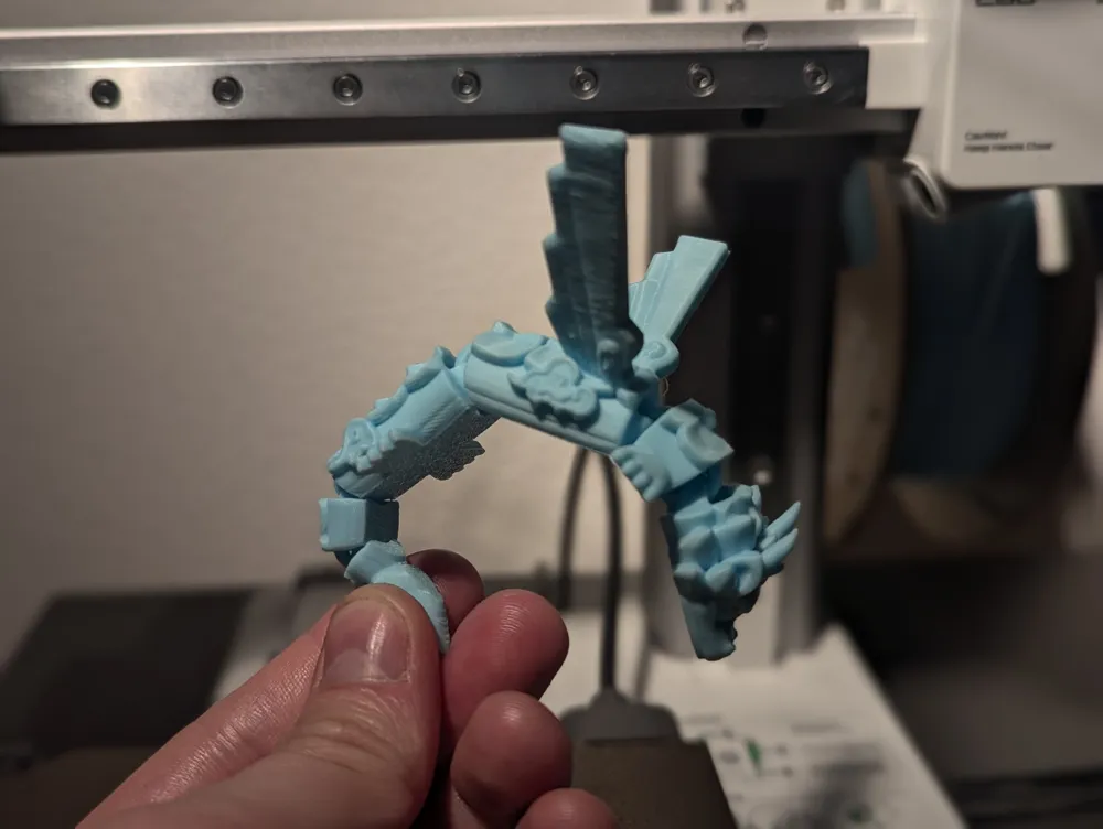 Flexi Mini Ancient Jade Dragon - Free 3D Print Model - MakerWorld