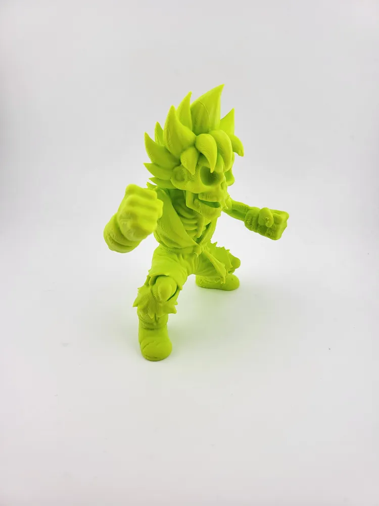 Goku and Vegeta Skeleton Figures Dragon Ball - Free 3D Print Model ...