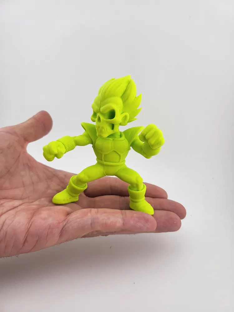 Goku and Vegeta Skeleton Figures Dragon Ball - Free 3D Print Model ...