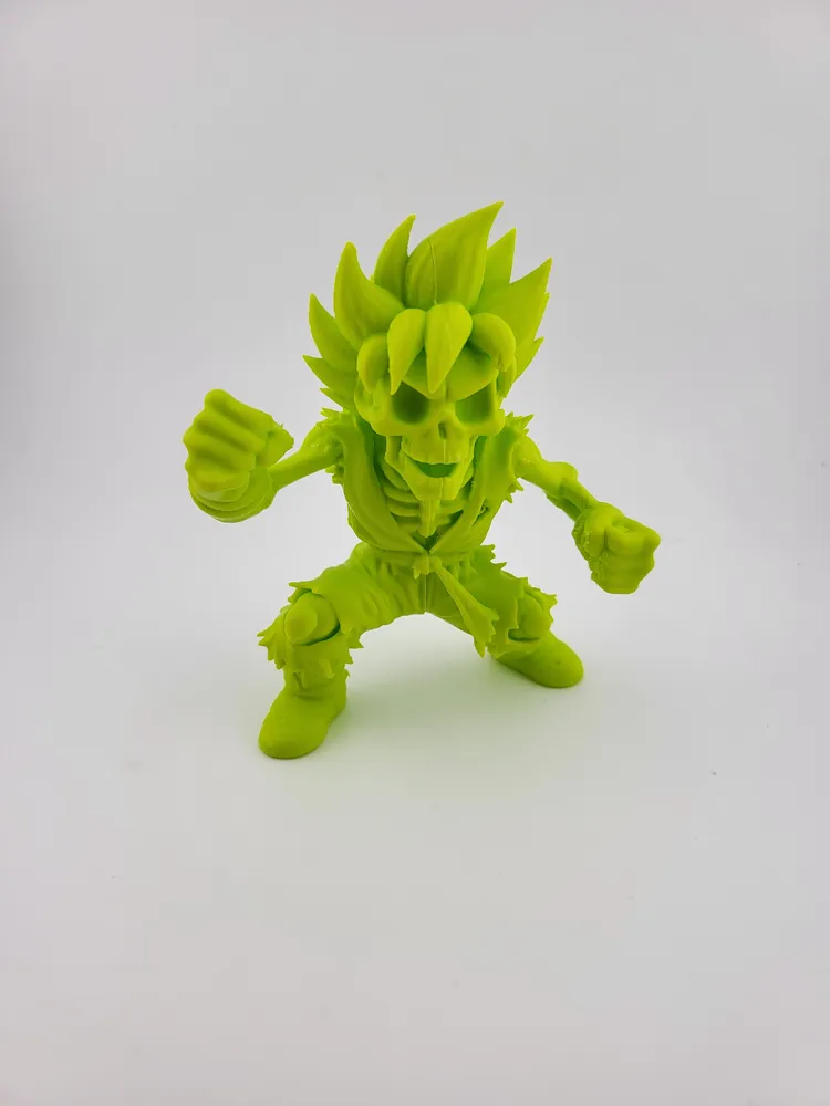 Goku and Vegeta Skeleton Figures Dragon Ball - Free 3D Print Model ...