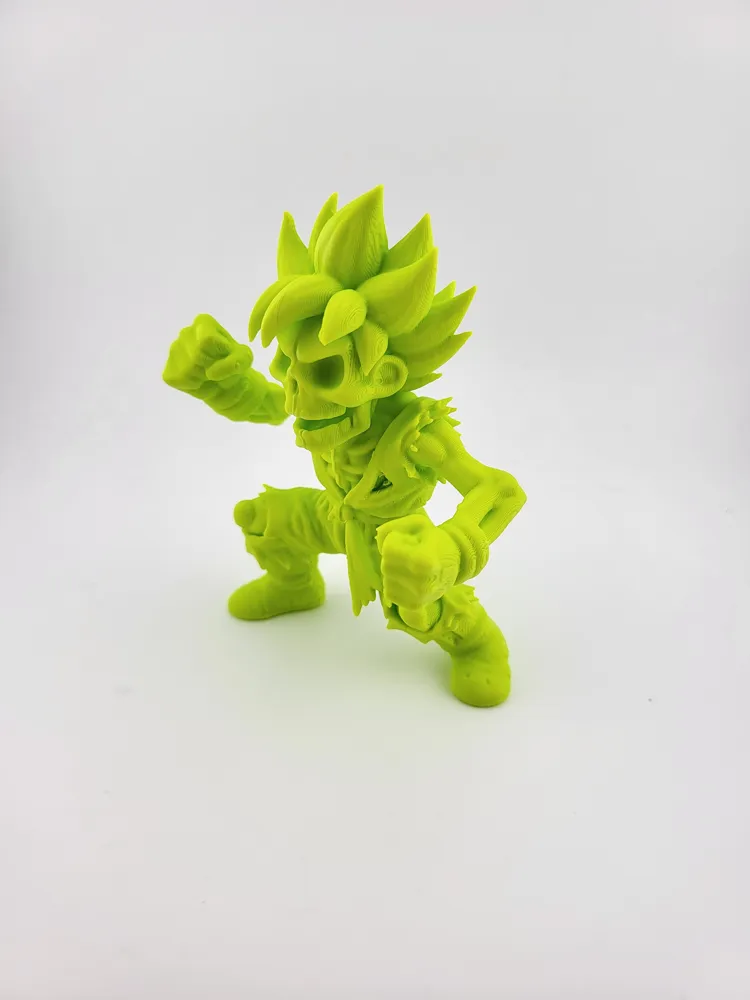 Goku and Vegeta Skeleton Figures Dragon Ball - Free 3D Print Model ...