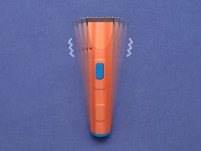 Toy hair clipper with realistic vibration by Martin Kozak - MakerWorld