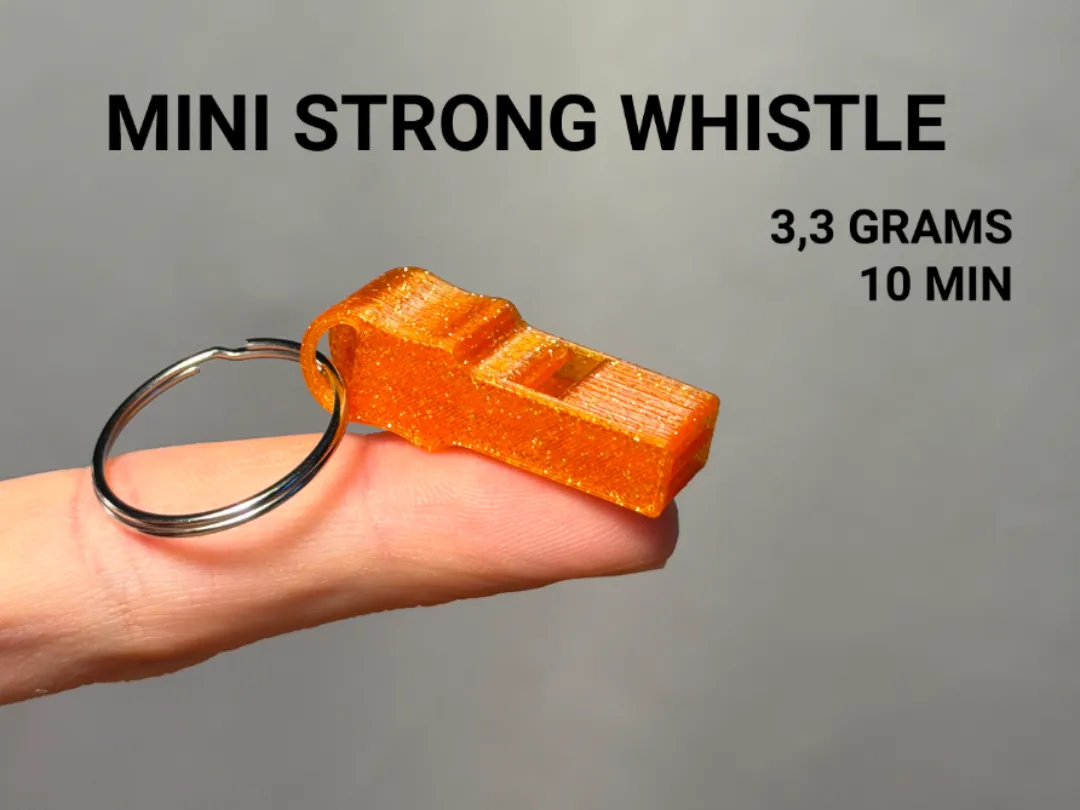 Mini Strong Whistle - Free 3D Print Model - MakerWorld