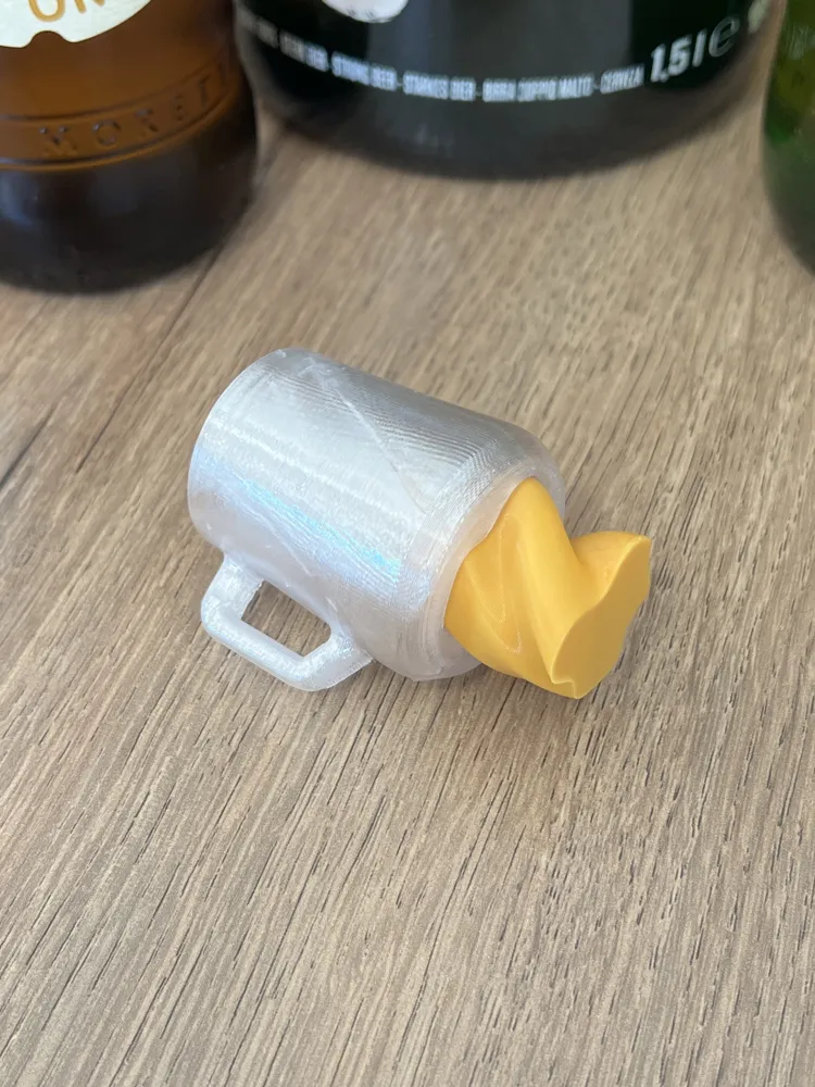 Impossible Beer Mug Passthrough Fidget - Free 3D Print Model - MakerWorld