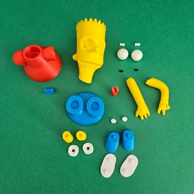 Bart Simpson - Multi Part by Playco3D MakerWorld: Download Free 3D Models