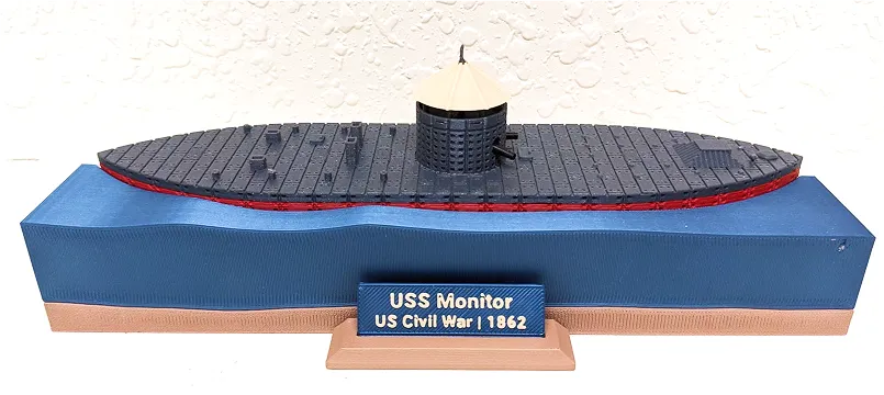 USS Monitor | Ironclad from US Civil War | 1862 by Rexi Labs MakerWorld ...