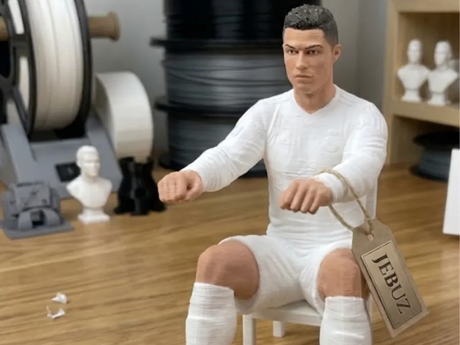 cristiano ronaldo driving rc car driver - Free 3D Print Model - MakerWorld