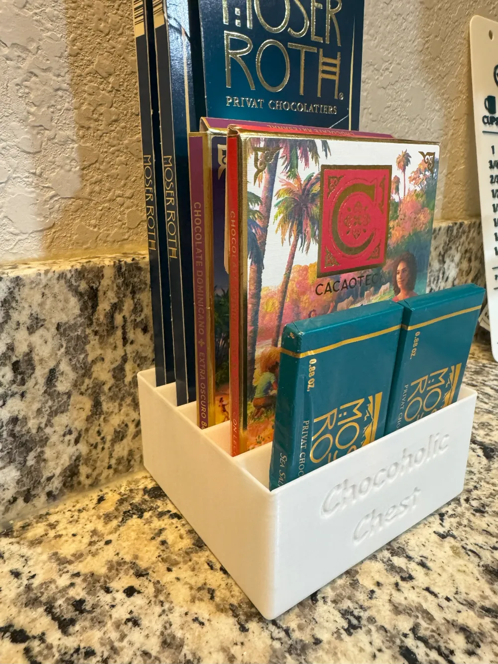 Chocoholic Chest Chocolate Display by ExiledToGames - MakerWorld