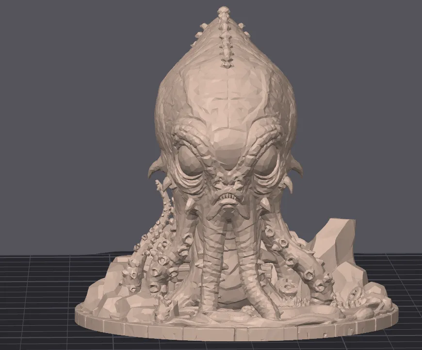 the Horror octopus from the deep - Free 3D Print Model - MakerWorld