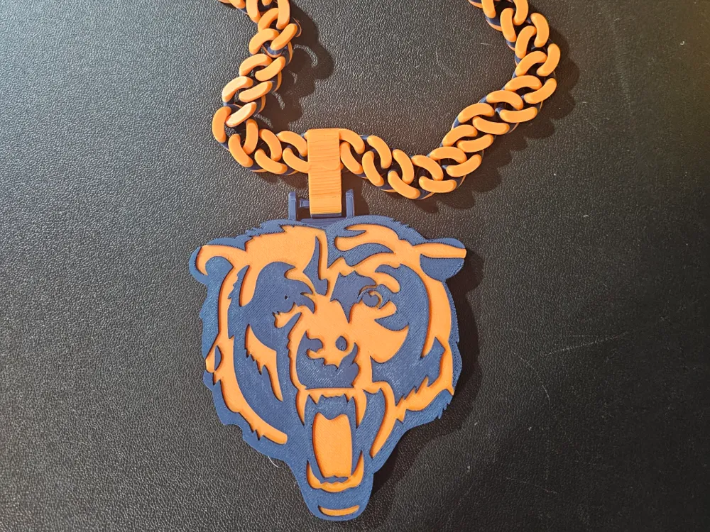 Chicago Bears Chain - Free 3D Print Model - MakerWorld