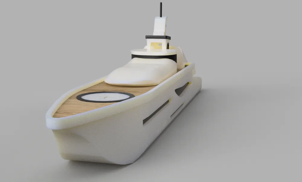 The Yacht Boat Benchy - Yachty? by Part Time Printer MakerWorld ...