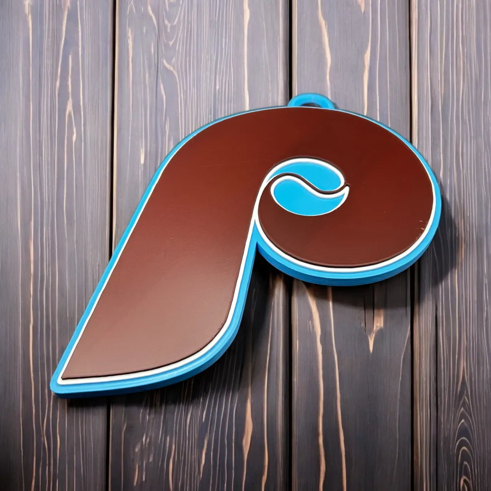 Phillies Oversized Retro Logo Chain by MaverickC2 MakerWorld: Download ...