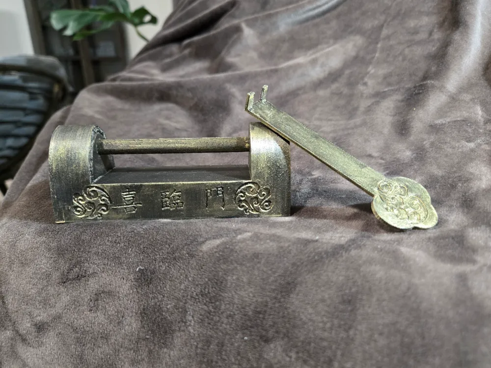 Traditional Antique Chinese Padlock for 3d print by wontonnn MakerWorld ...