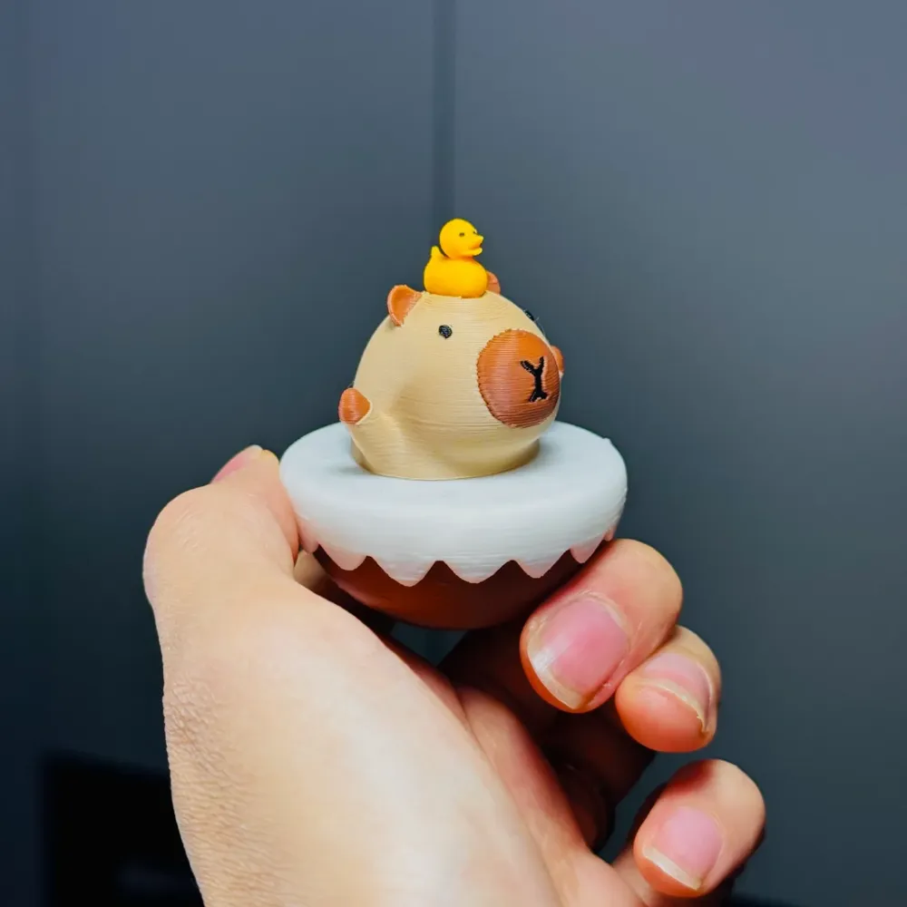 The Untippable Capybara by Fun3D Print - MakerWorld