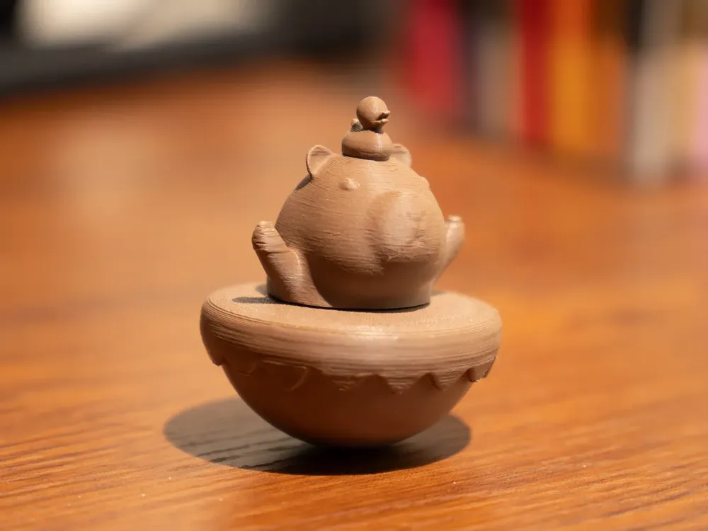 The Untippable Capybara by Fun3D Print - MakerWorld