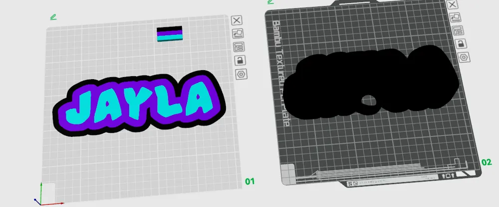 Jayla Name Light Box by DylansLightBoxes - MakerWorld