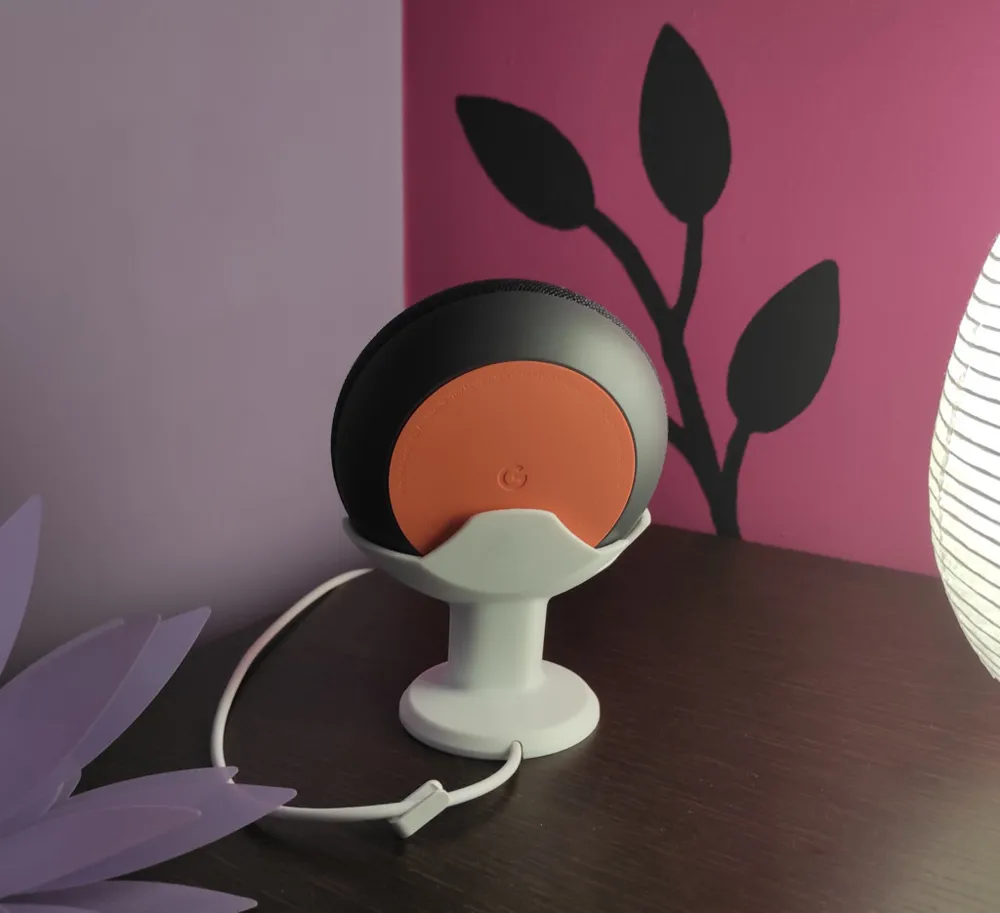 GOOGLE HOME NEST MINI VERTICAL SUPPORT - Free 3D Print Model - MakerWorld