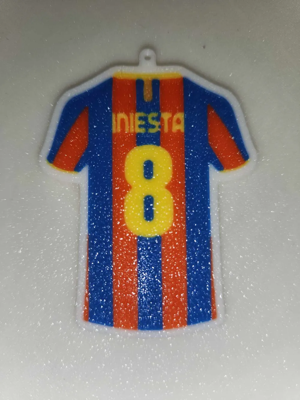 Iniesta Keychain - FC Barcelona by Zasadinho - MakerWorld