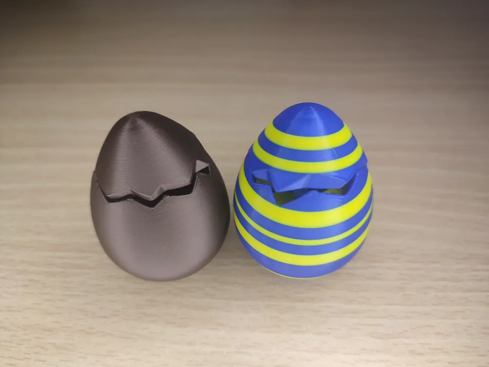 Jumping Eggshell - Easter Egg with Surprise by BamBam Design - MakerWorld