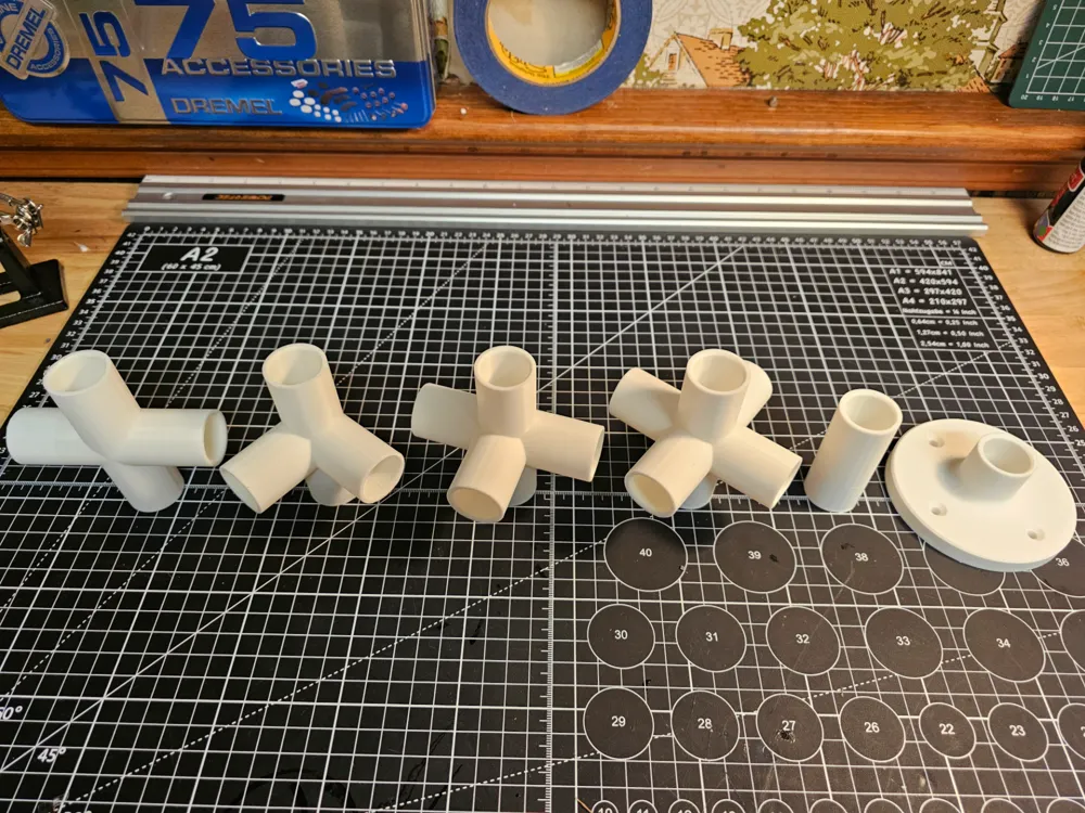 1/2 inch Decorative Pipe Fittings - Free 3D Print Model - MakerWorld