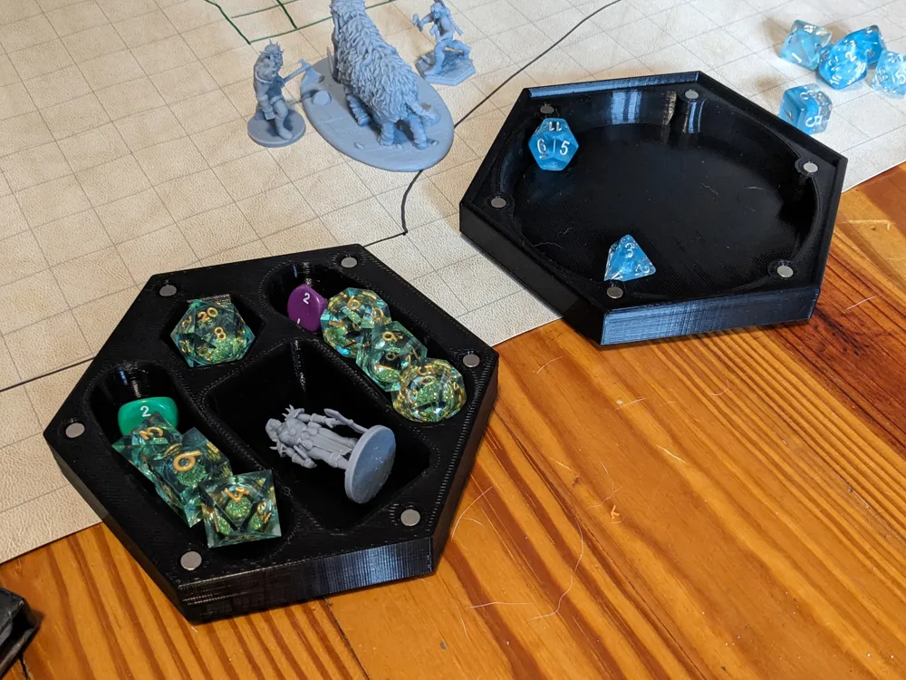 Dice and Miniature Vault by beirofalone - MakerWorld