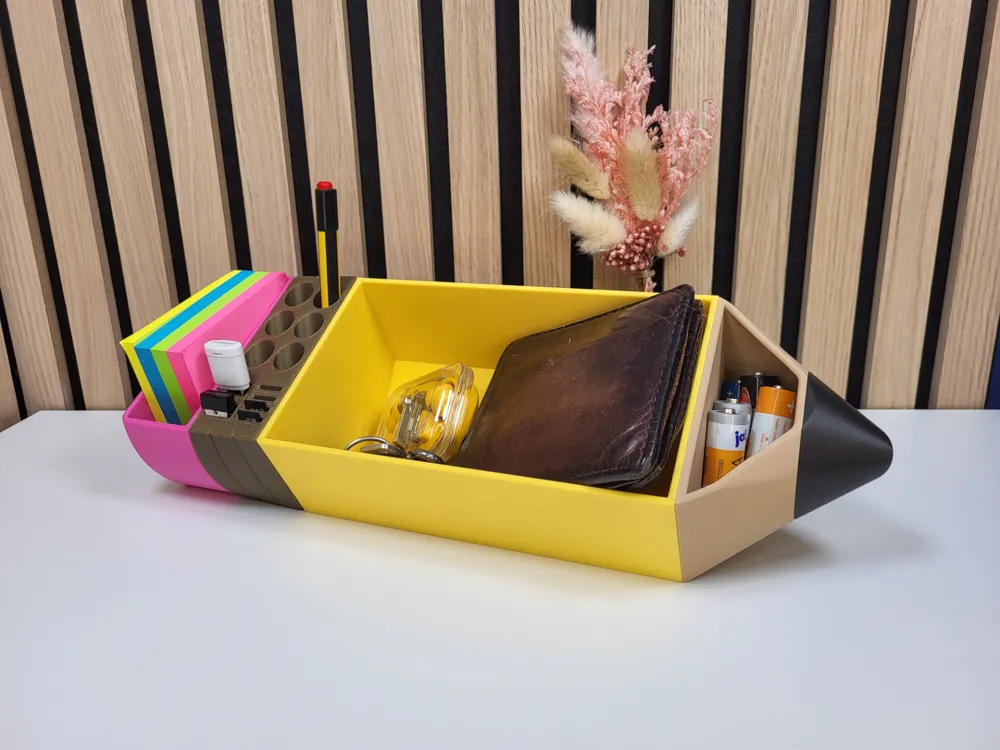 Pencil - Desktop Organizer - Free 3D Print Model - MakerWorld