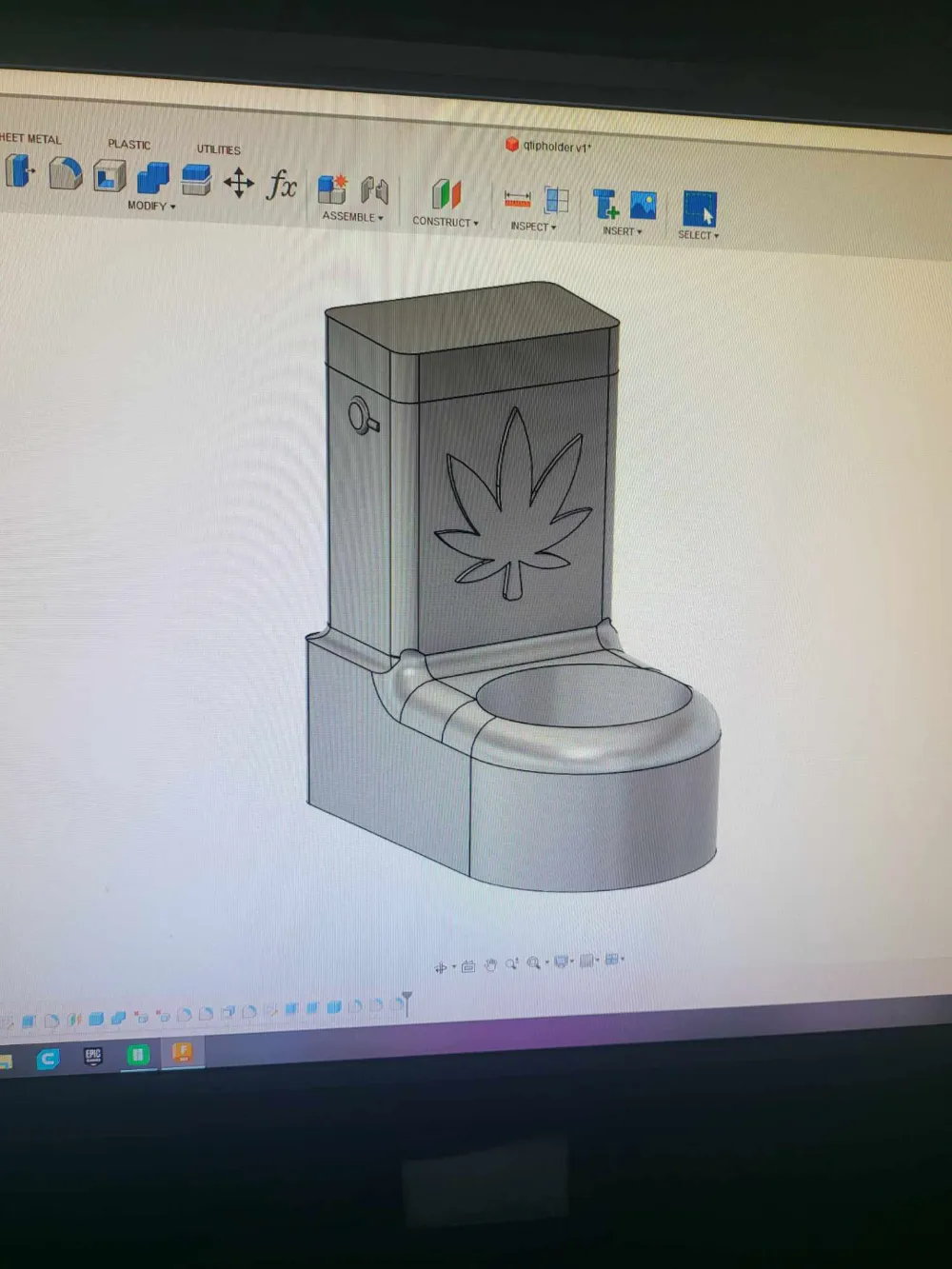 Toilet Q-tip and ISO holder by Mazdaspeed386 - MakerWorld