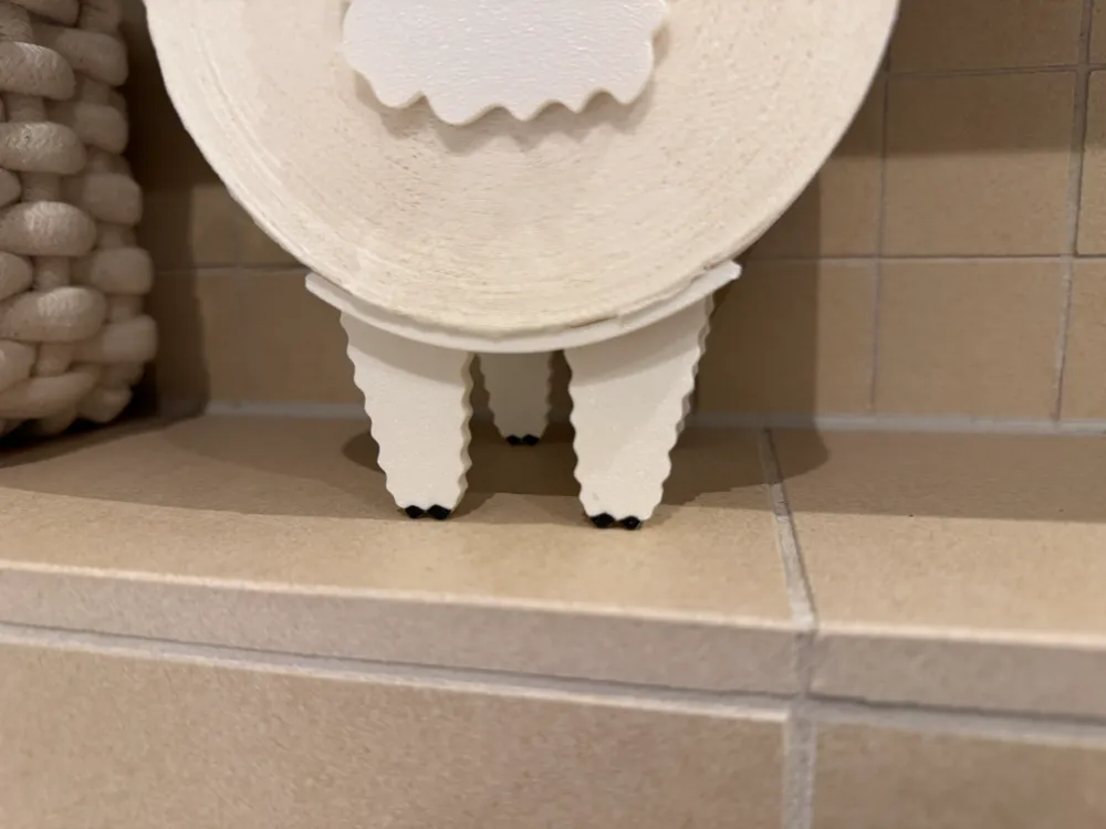 Alpaca Toilet Paper Roll Holder – Functional Decor by Mytzn - MakerWorld