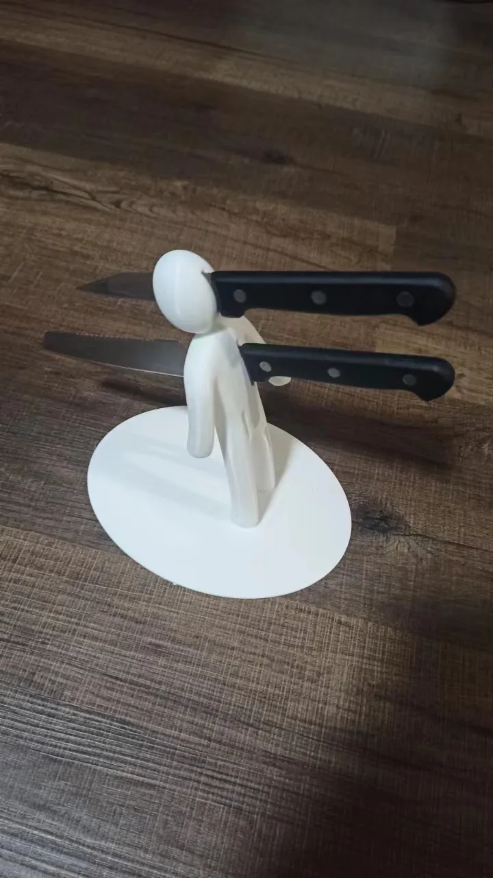 Humanoid knife holder by Docean - MakerWorld