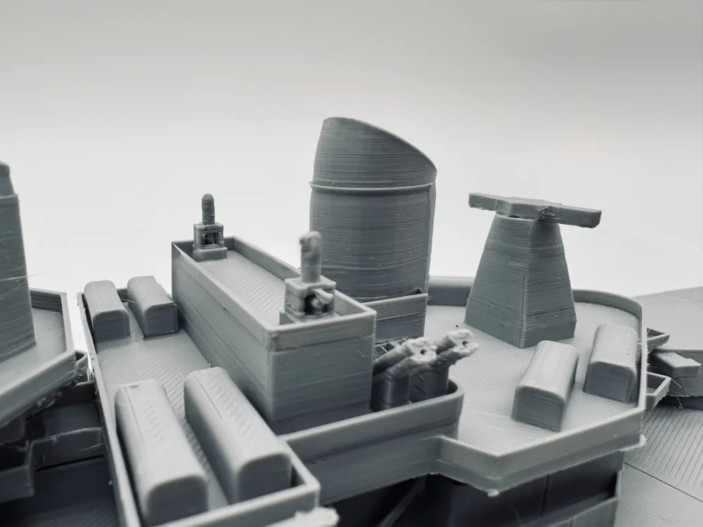 USS Iowa BB-61 Ship Model, 1:400 scale - Free 3D Print Model - MakerWorld