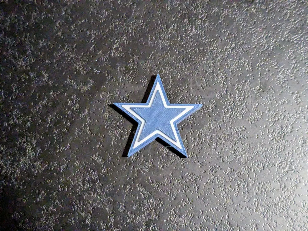 Dallas Cowboys - Embossed Fridge Magnet by svenson3D MakerWorld ...