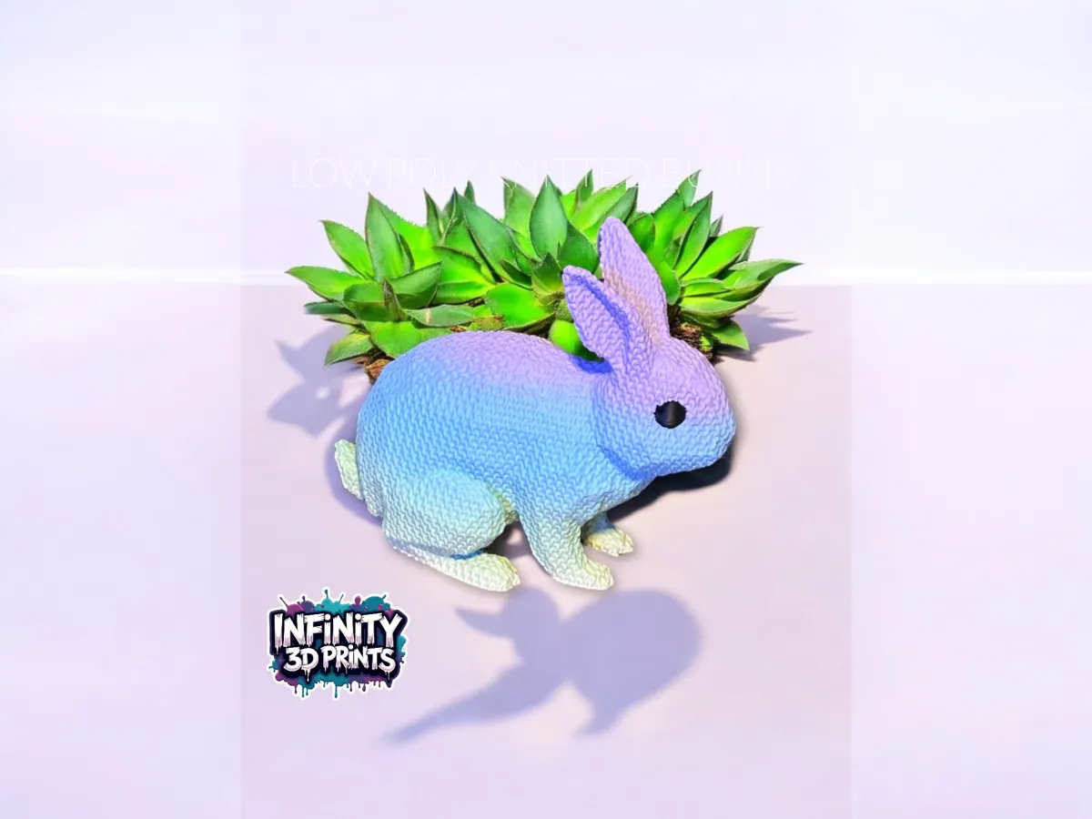 CONEJO DE PUNTO BAJO POLÍGONO - Modelo de impresión 3D gratuito ...