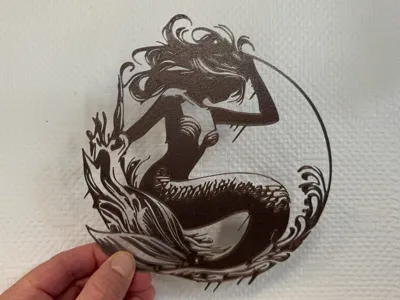 mermaid 3d print model download - MakerWorld