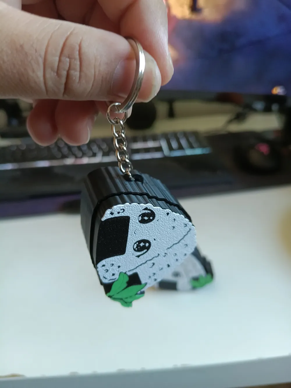 Onigiri Clicker Fidget – Antistress Clicker - Free 3D Print Model ...