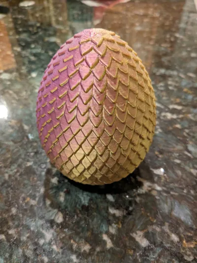 Large Threaded Dragon Egg - Free 3D Print Model - MakerWorld