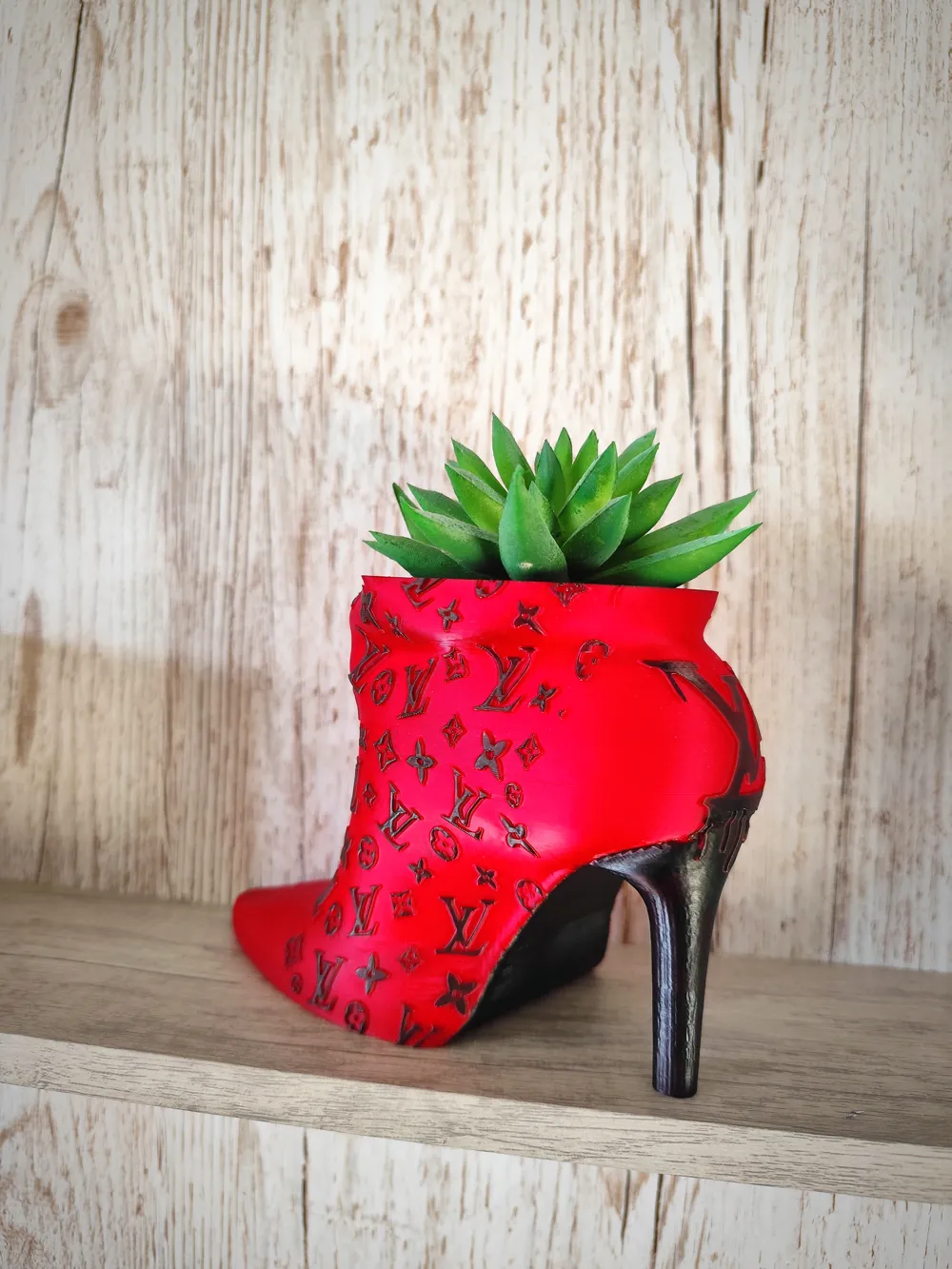 LV High Heel Planter by MY LIGHT MakerWorld: Download Free 3D Models