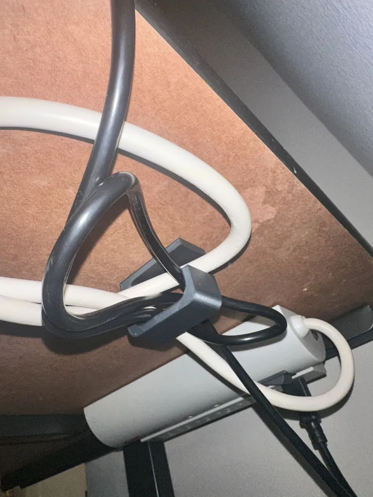 Under Desk Cable Management Hook by kennyhuh MakerWorld: Download Free ...