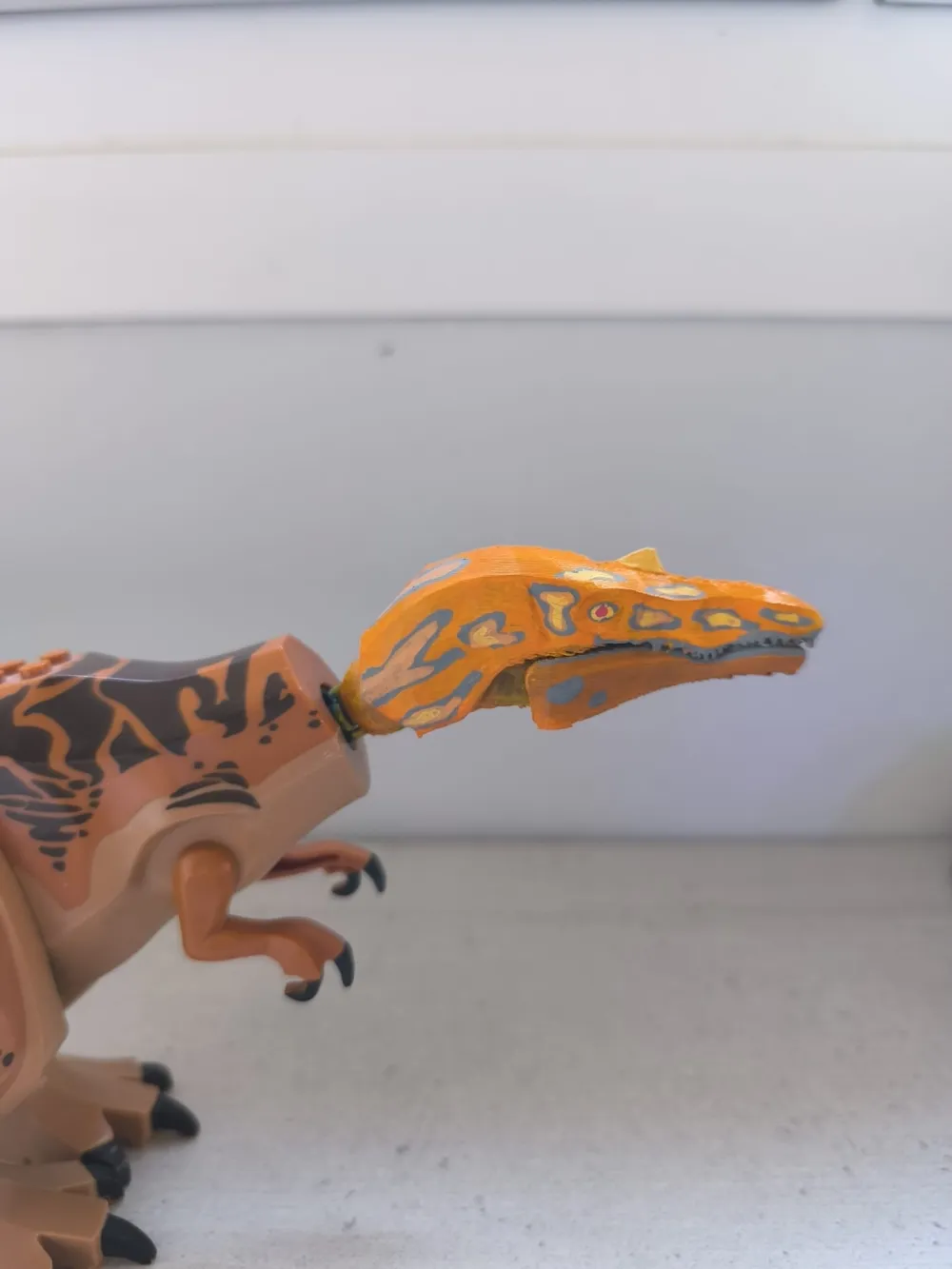 L-E-G-O BRICKS custom suchomimus dino head - Free 3D Print Model ...