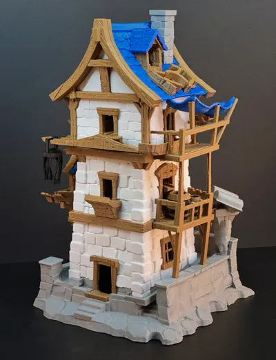 The Enchanted Marble Run Tower by Structales - Roadrunner4d MakerWorld ...