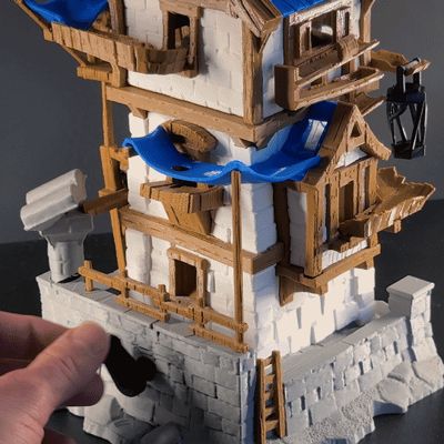 The Enchanted Marble Run Tower by Structales - Roadrunner4d MakerWorld ...