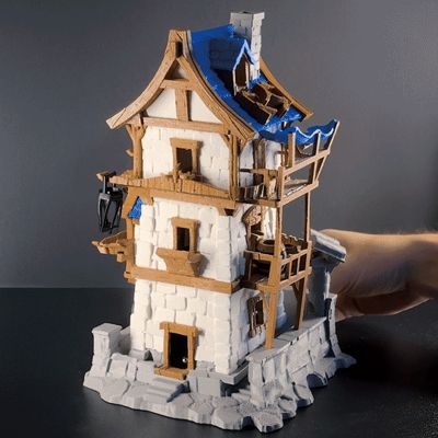 The Enchanted Marble Run Tower by Structales - Roadrunner4d MakerWorld ...
