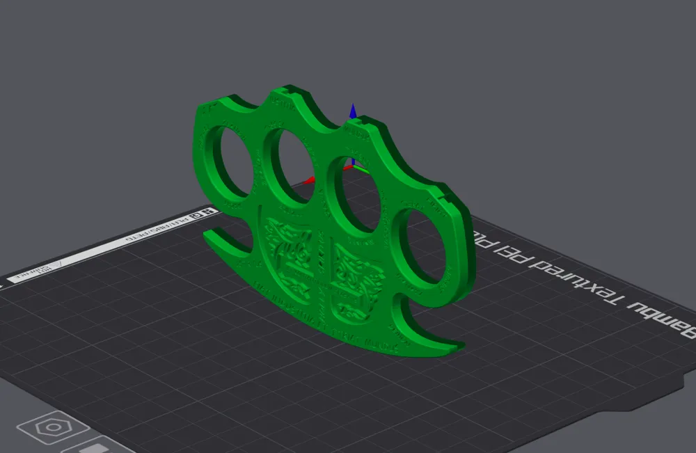 Holly Knuckledusters by 3D Delight - MakerWorld