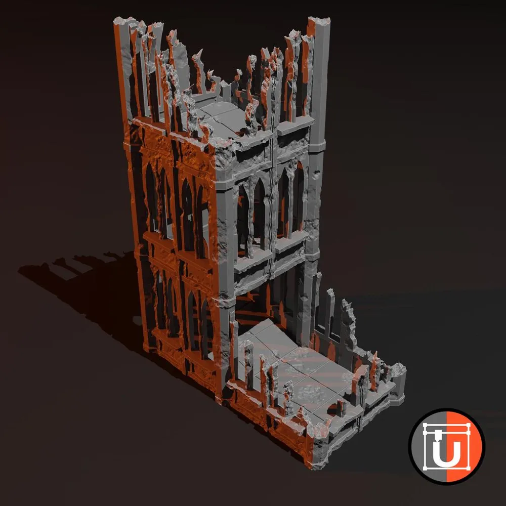 SciFi Gothic Dice Tower - Updated by Udo's 3D World MakerWorld ...