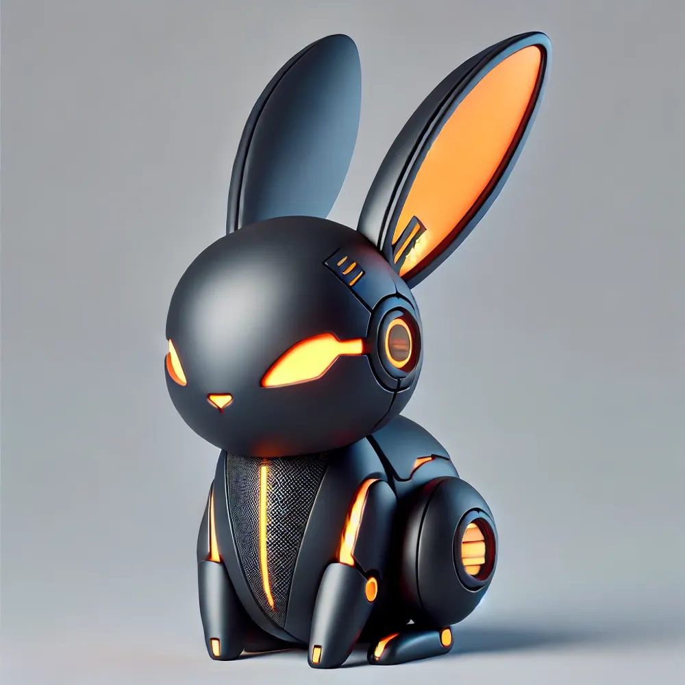 KI Cyber Rabbit - Free 3D Print Model - MakerWorld