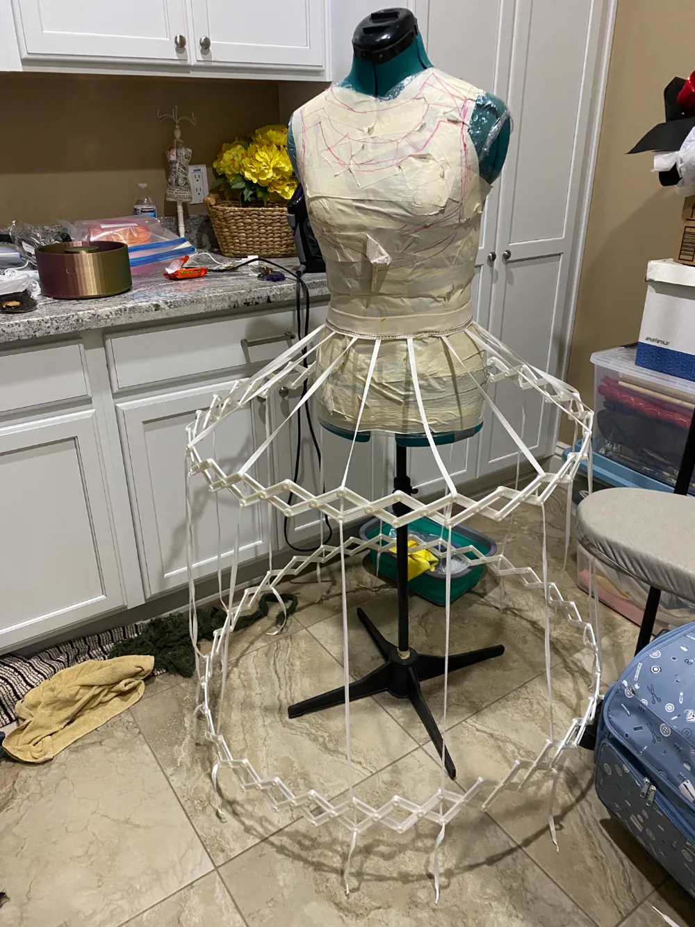 collapsible hoop skirt (Bell of the Ball) - Free 3D Print Model ...