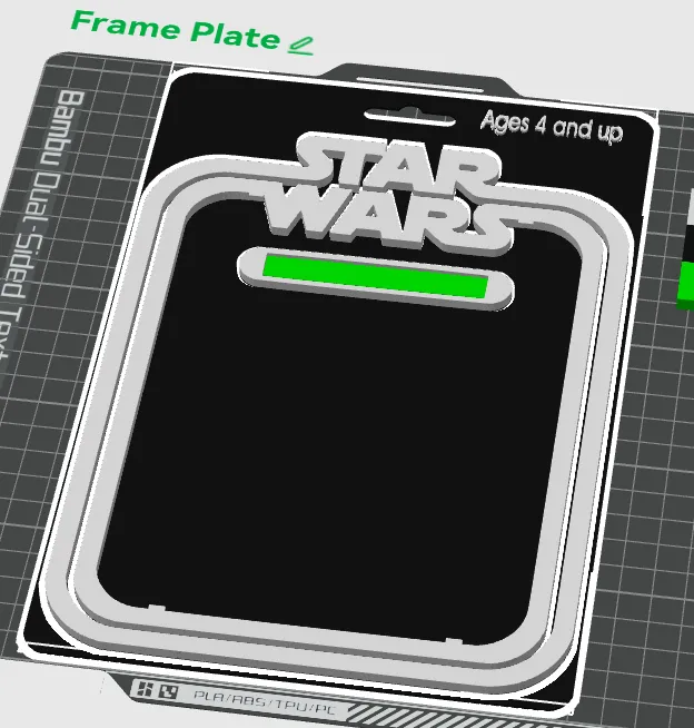 Star Wars Cardback Placard - Free 3D Print Model - MakerWorld