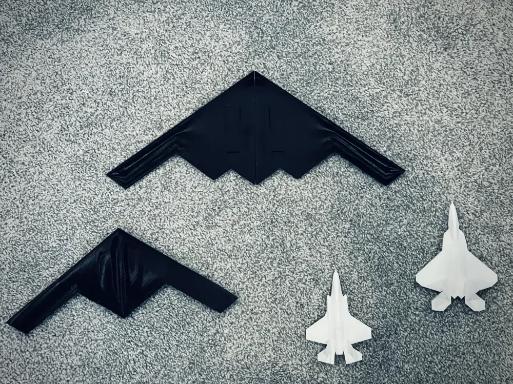 B-2 Spirit 1:144 Scale Model - Free 3D Print Model - MakerWorld