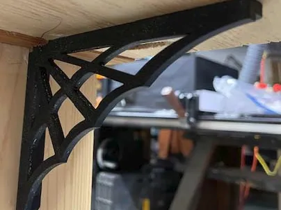Spider Web Shelf Bracket by JohnnyPrints - MakerWorld