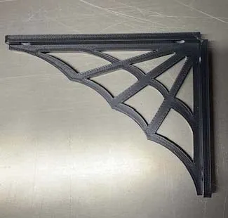 Spider Web Shelf Bracket by JohnnyPrints - MakerWorld