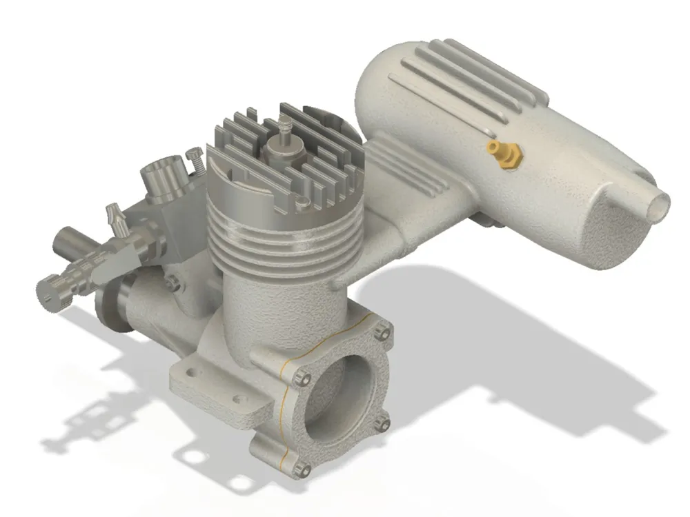 RC Model Engine (OS MAX 20) by Brad Harbert - MakerWorld